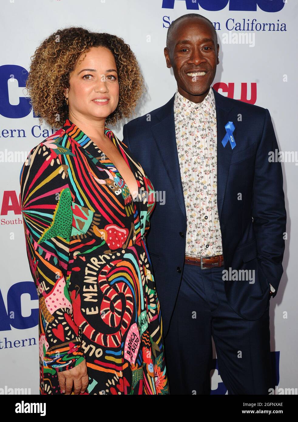 Los Angeles - CA - 11/17/2019 ACLU SoCal Bill of Right`s Dinner -PICTURED: Don CheadleBridgid ...